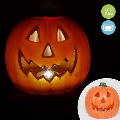 LED Pumpkin Warm White Lights | Christmas Village Shop
